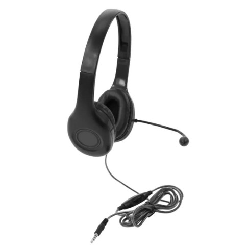 Califone On-ear Headset With Gooseneck Microphone, 3.5mm, Black : Target