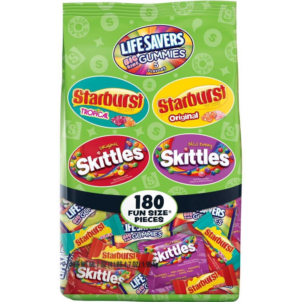 UPC 022000018571 - Skittles, Starburst, Life Savers Gummies Halloween ...