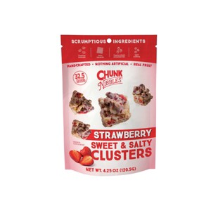 Chunk Nibble Cookies Strawberry Sweet & Salty Clusters - 4.25oz : Target
