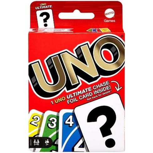 Mattel Games Uno Ultimate Card Game Foil Cards : Target