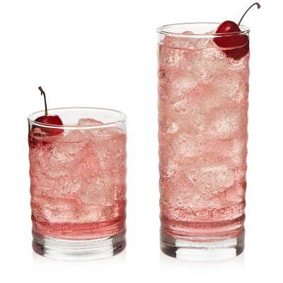 Libbey Pueblo 16-piece Tumbler And Rocks Glass Set : Target