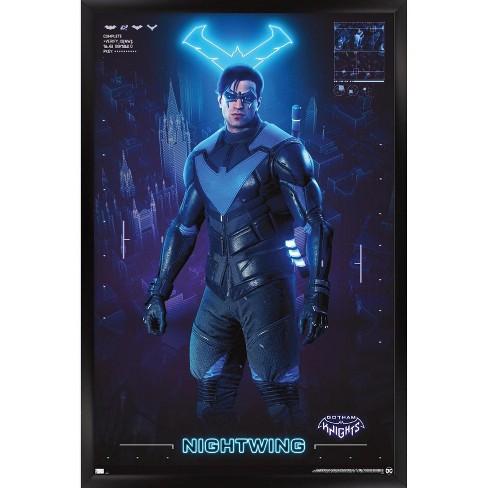 Trends International Dc Comics Gotham Knights - Nightwing Framed Wall ...