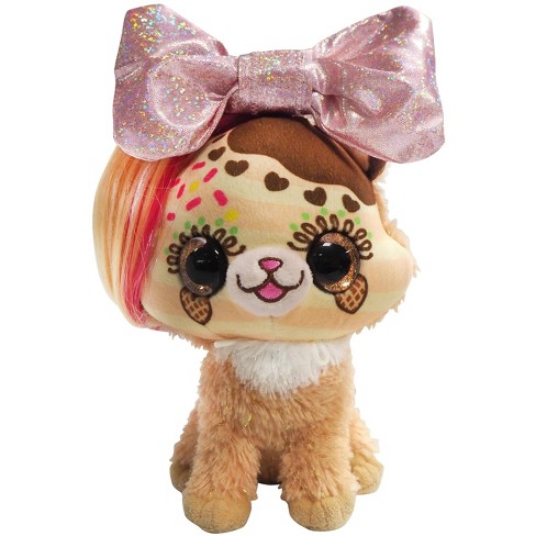 Little Bow Pets Large 9" Plush Sprinkle Bow Pet (brown Dog) : Target