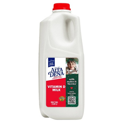 Alta Dena Whole Milk - 0.5gal : Target