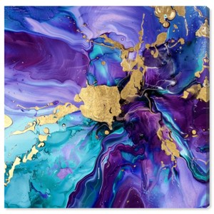 Art Remedy Fantasy Pool, Colorful Modern Abstract Wall Art Print, 20" x ...