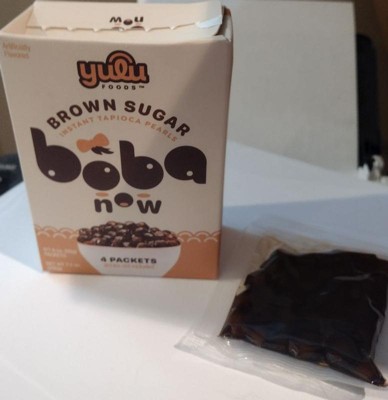 Yulu Boba Now Brown Sugar - Instant Tapioca Boba Pearls For Boba Tea ...