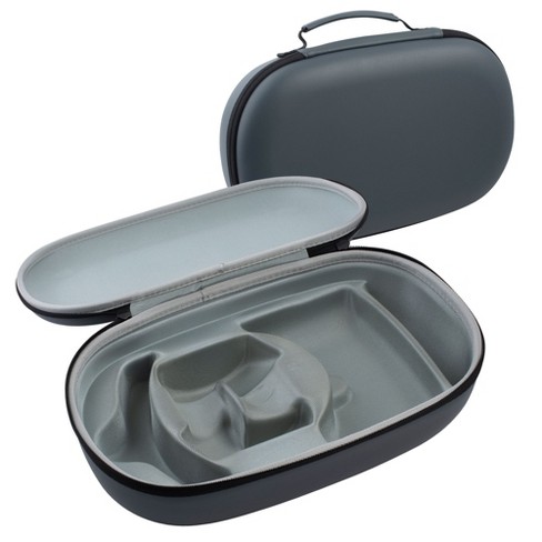 Insten Carrying Case For Oculus Quest 2 VR Gaming Headset Fits Elite Strap Touch Controllers Accessories Travel Bag Gray
