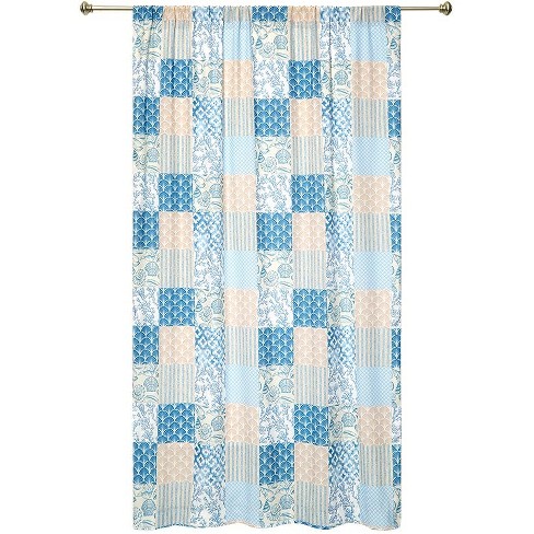 The Lakeside Collection Coral Patch Window Panels : Target