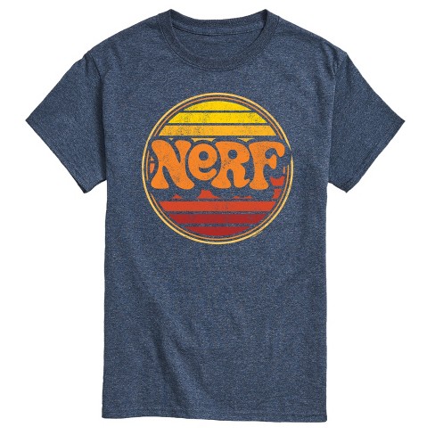 Men's Nerf Retro Sunset Logo Short Sleeve Graphic T-shirt - Heather ...
