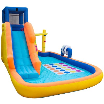 Banzai Duck Blast Water Park Outdoor Backyard Inflatable Slide With ...
