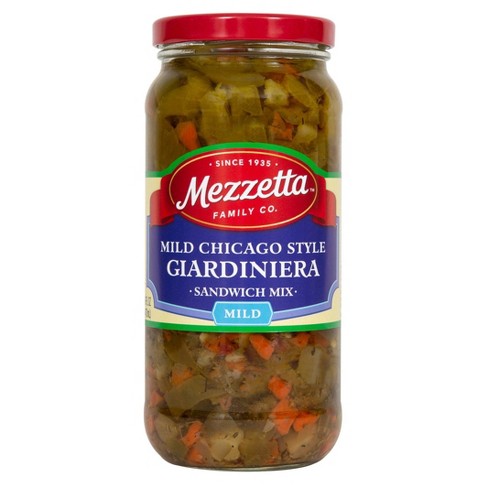 Mezzetta Chicago-style Mild Giardiniera Italian Sandwich Mix - 16oz ...
