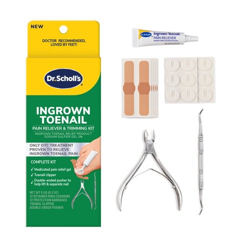 Dr. Scholl's Ingrown Toenail Pain Reliever And Trimming Kit : Target