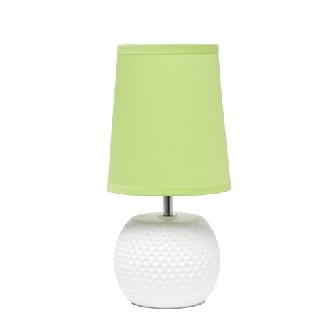 Studded Texture Ceramic Table Lamp Green - Simple Designs : Target