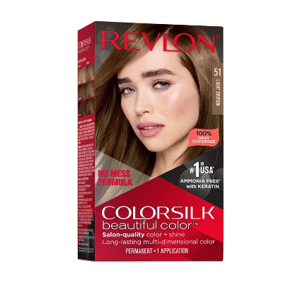 Revlon Colorsilk Beautiful Color 100% Gray Coverage Ammonia-free ...