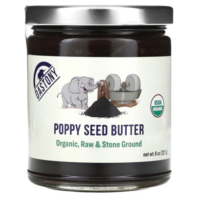 Dastony Organic Poppy Seed Butter, 8 Oz (227 G) : Target