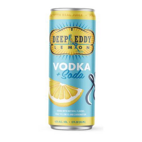 Deep Eddy Lemon Rtd - 4pk/12 Fl Oz Cans : Target