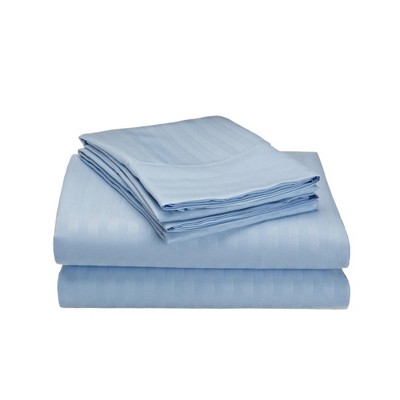 Great Bay Home Striped Microfiber Wrinkle Resistant Sheet Set : Target