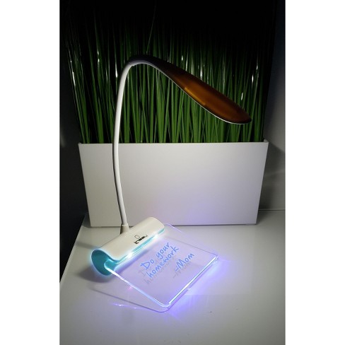 Linsay Smart Lamp With Led Message Notepad And 2 Usb Slot Charging Port ...
