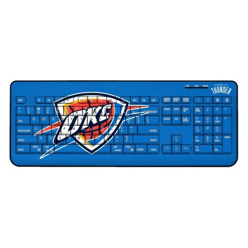 Keyscaper Oklahoma City Thunder Solid Wireless Usb Keyboard : Target
