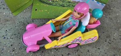 Barbie Stacie Racer Doll With Go-kart Toy Car, Dog, Accessories ...