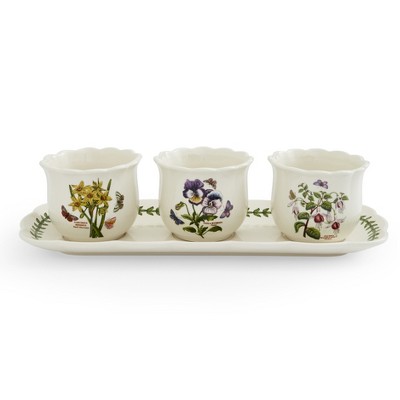 Spode Christmas Tree 4 Piece Stoneware Serving Set, 12-inch Tree Shaped ...