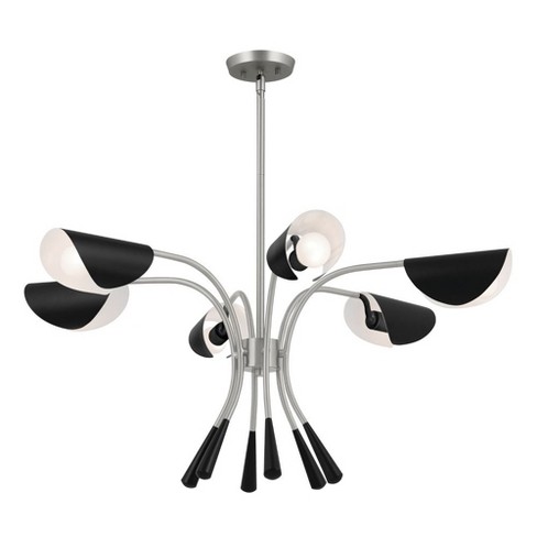 Kichler Lighting Arcus 6 - Light Chandelier In Satin Nickel : Target