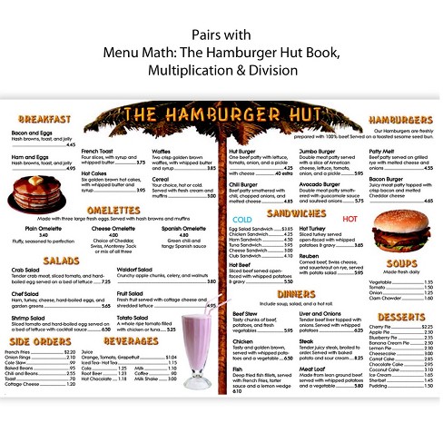 Remedia Publications Menu Math: The Hamburger Hut Book, 6 Extra Menus ...