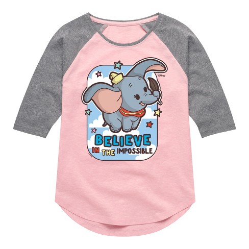 Girls' Disney Dumbo - Light Pink/ath Hea - Small : Target