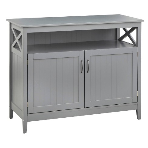 Southport Farmhouse Buffet Servers Charcoal Gray - Buylateral : Target