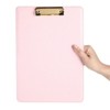 Paper Junkie Pink Standing Clipboard, Pu Leather Foldable Stand And ...
