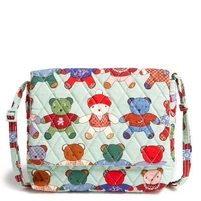 Vera Bradley Women's Outlet Cotton Small Flap Hipster Toasty Teddies ...