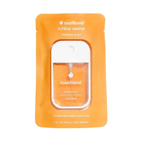 Touchland Power Mist Hydrating Hand Sanitizer Citrus Grove 1 Fl Oz 500 Sprays Target