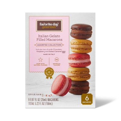 Frozen Italian Gelato Filled Macarons - 5.22 Fl Oz/6ct - Favorite Day ...