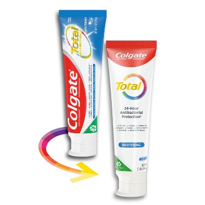 Colgate Total Whitening Toothpaste Gel - Mint - 5.1oz : Target