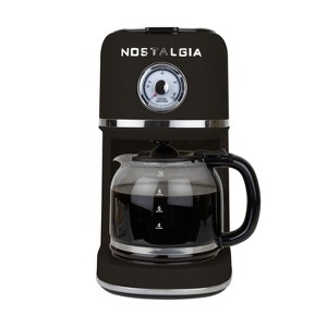 Nostalgia Classic Retro 10 Cup Coffee Maker, Black : Target