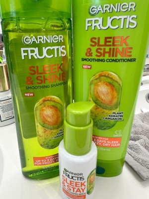 Garnier Fructis Sleek & Shine Smoothing Conditioner For Frizzy Hair ...