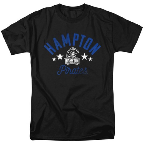 Hampton University Official Pirates Adult T-shirt, Black, 4x-large : Target