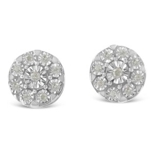 Haus of Brilliance .925 Sterling Silver 1/5 Cttw Diamond Miracle-Set ...