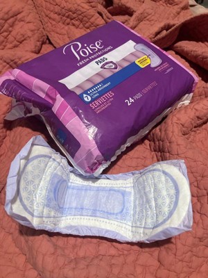 Poise Incontinence Pads for Women - Ultra Absorbency - 7 Drop - Long ...