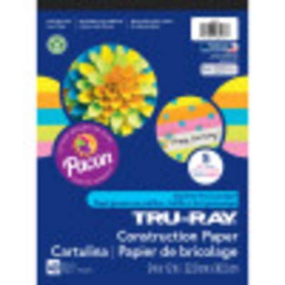 Tru-ray Construction Paper Pad, 5 Assorted Hot Colors, 9" X 12", 40 ...