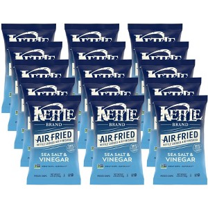 Kettle Brand Air Fried Salt and Vinegar Potato Chips - Case of 15/4.25 ...