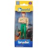 Bruder Bworld Logging Man / Forestry Worker With Accessories 60030 : Target