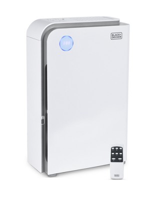 Black+decker Air Purifier 250 Square Feet With Uv Technology And Remote ...