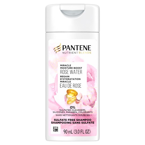 Pantene Nutrient Blends Sulfate Free Miracle Moisture Rose Water ...
