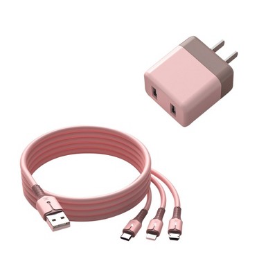 Multitasky - 1-meter Turbo Fast-charging Charger With 3-port Cord ...