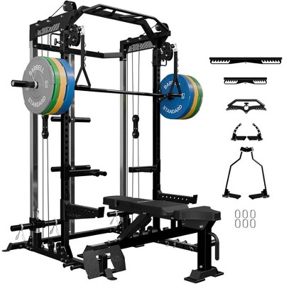 Smith Machine, 2000lbs Capacity Multifunctional Smith Machine With ...