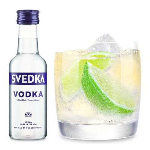 Svedka Imported Swedish Vodka - 50ml Plastic Bottle : Target