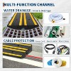 2-Pack Rubber Curb Ramps, 48" Extra Wide Driveway Transition Ramps with ...