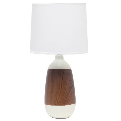 Ceramic Oblong Table Lamp Off-white - Simple Designs : Target