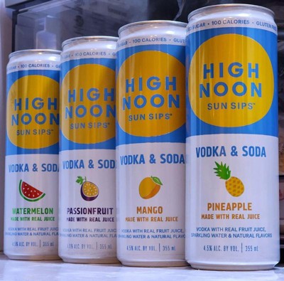 High Noon Sun Sips Tropical Hard Seltzer Variety Pack - 8pk/355ml Cans ...